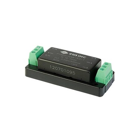 Cui Inc DC to DC Converter, 24V DC to 12V DC, 20VA, 0 Hz, Chassis PYB20-Q24-D12-T | Zoro